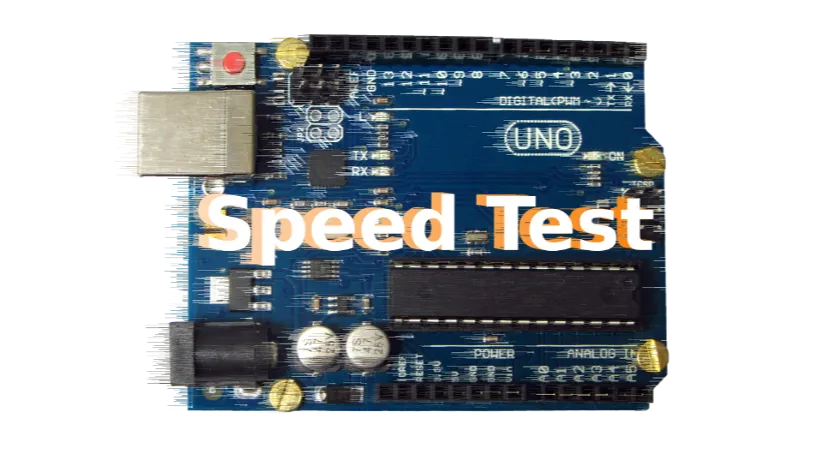 Benchmark Arduino Speedtest Arduino