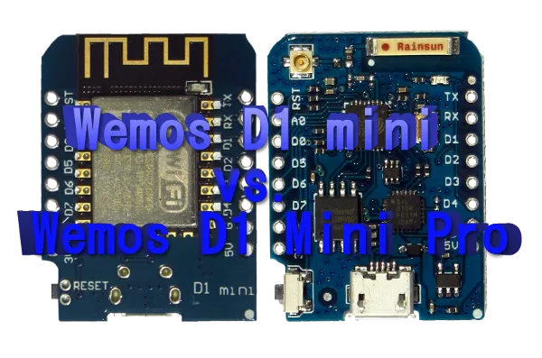 Unterschied Wemos D1 mini vs. D1 mini Pro – arduino-projekte.info