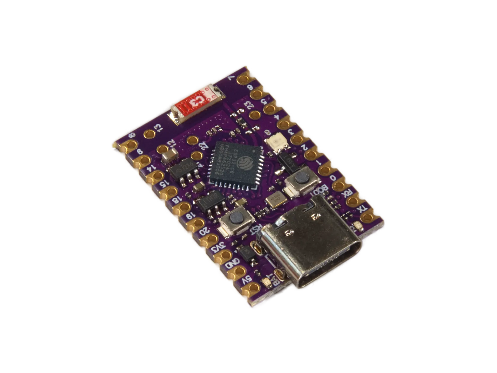 Esp32 C6 Super Mini Kompaktes Wi Fi 6 Ble 5 And Zigbee Dev Board Mit Arduino